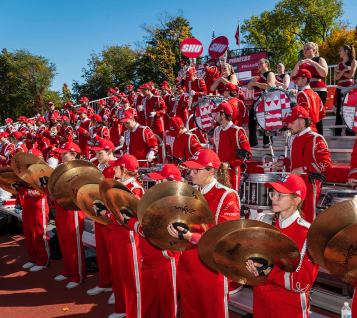 SHU Marching Band’s “Unbreakable” Performance – The Spectrum Newspaper