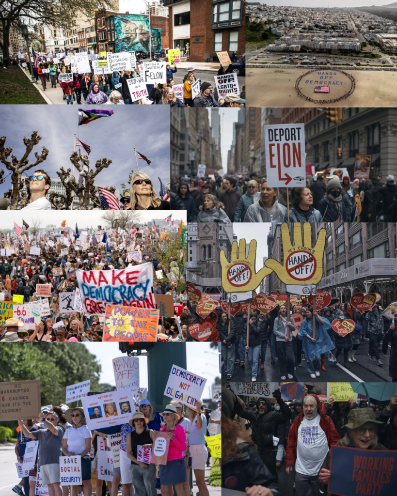 AP Photo Collage: National "Hands Off" Protests – The Spectrum Newspaper